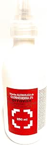 Chlorhexidine Alcohol Solution 250 ml : Amazon.co.uk: Stationery ...