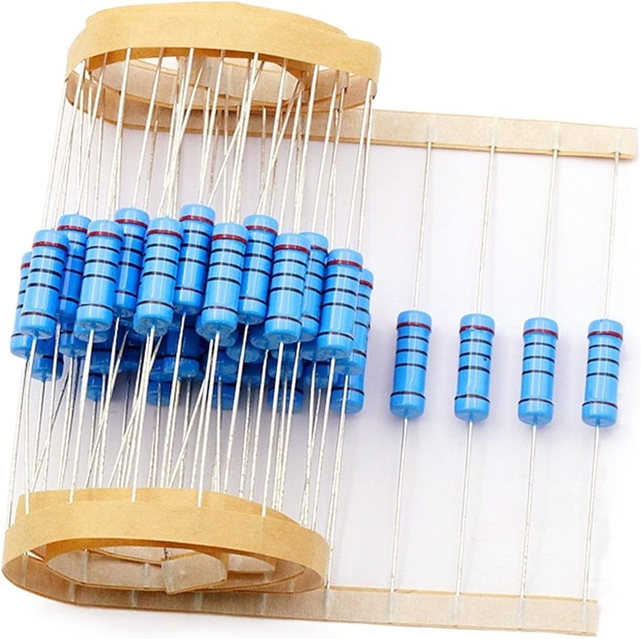 Amazon.com: KIRANDY Single Resistors 20pcs 3W 1% Tolerance Metal Film ...