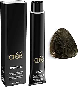 Cree Professional Permanent Hair Color, 100ml - 3.4 fl.oz. (Mat Dark ...