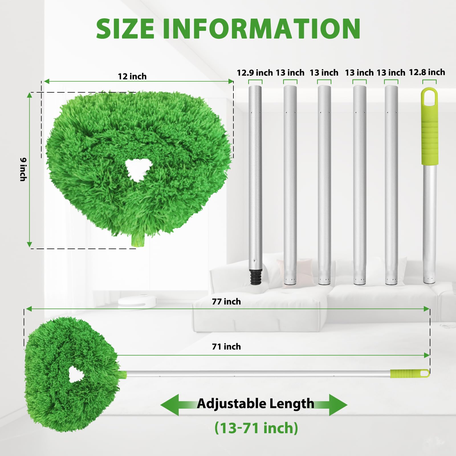 Snapklik.com : Ceiling Fan Cleaner Duster High Ceiling Extended Fan ...