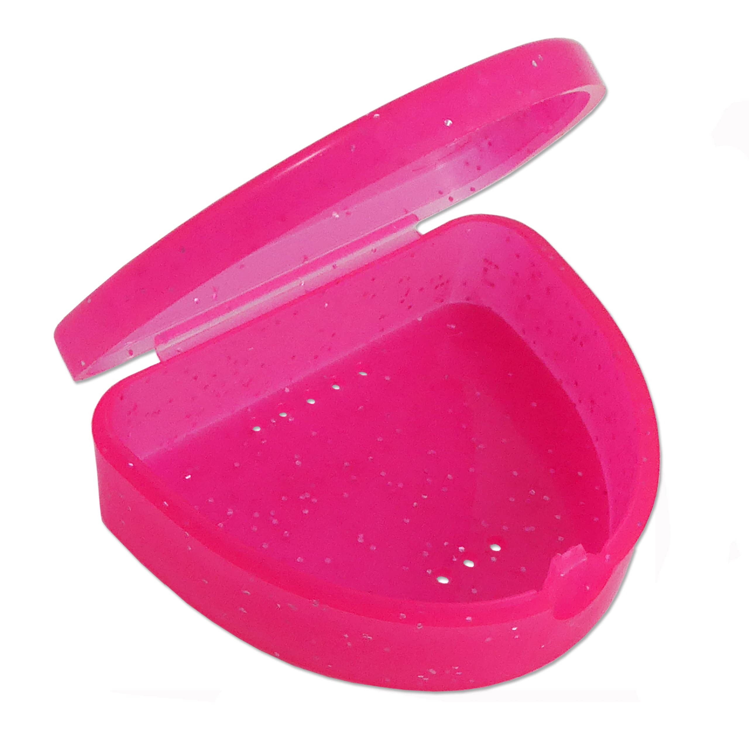 Slim Orthodontic Dental Case - Colour & Glitter Choices for Retainers ...