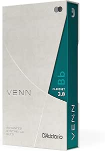 Amazon.com: D'Addario VENN G2 Synthetic Clarinet Reeds - Bb Clarinet ...