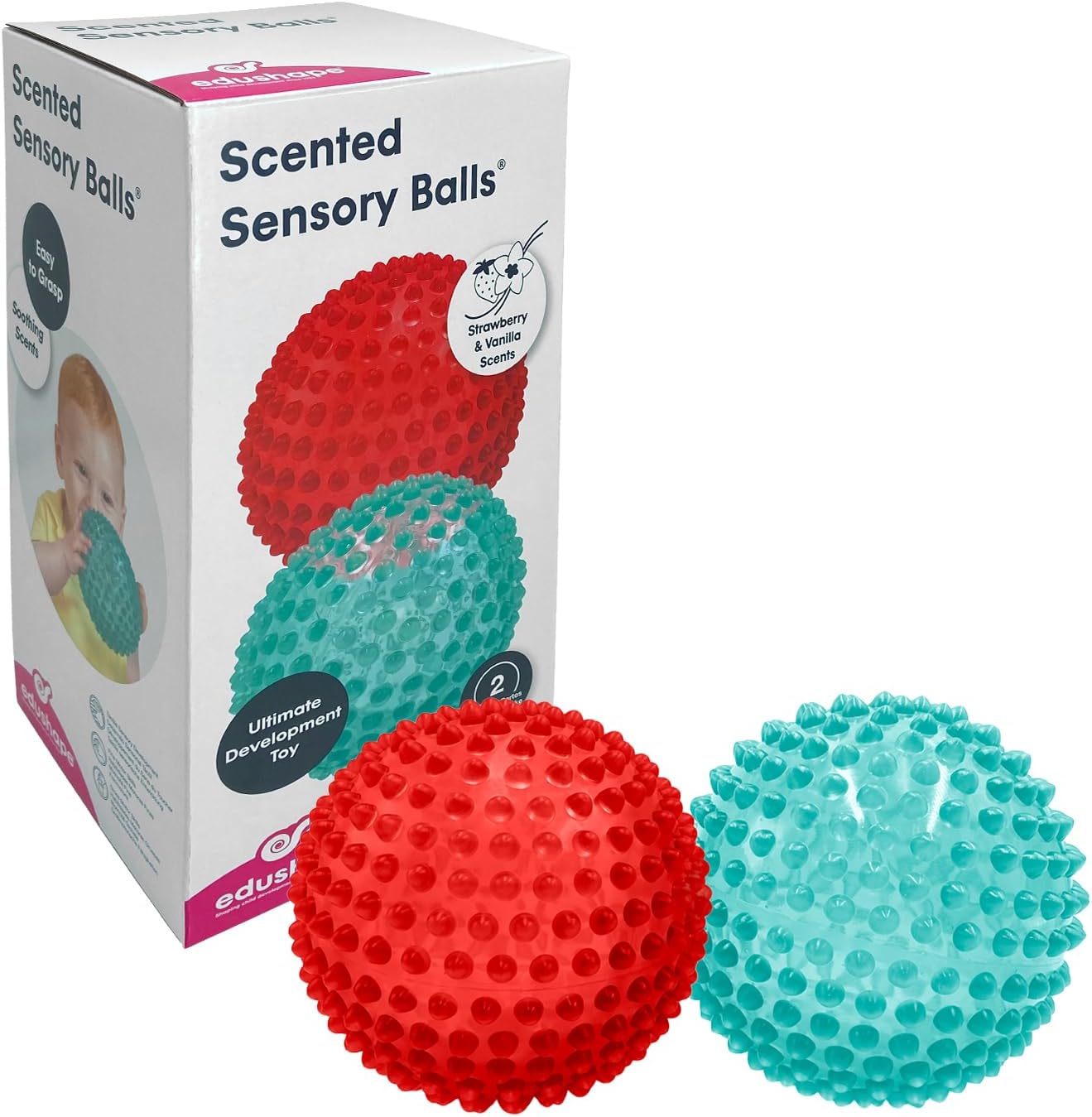 Edushape Scented Sensory Ball Strawberry & Vanilla Scents. : Amazon.co ...