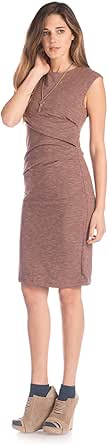 Melange Column Dress in Rum Raisin at Amazon Women’s Clothing store