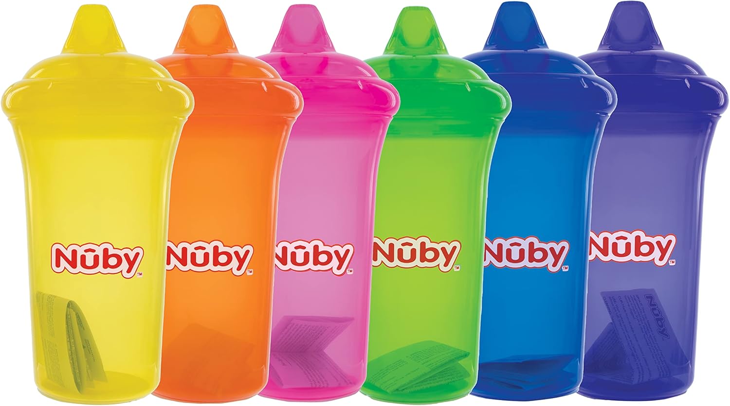 Amazon.com : Nuby No-Spill Cup with Dual-Flo Valve, Sippy Cup for Baby ...