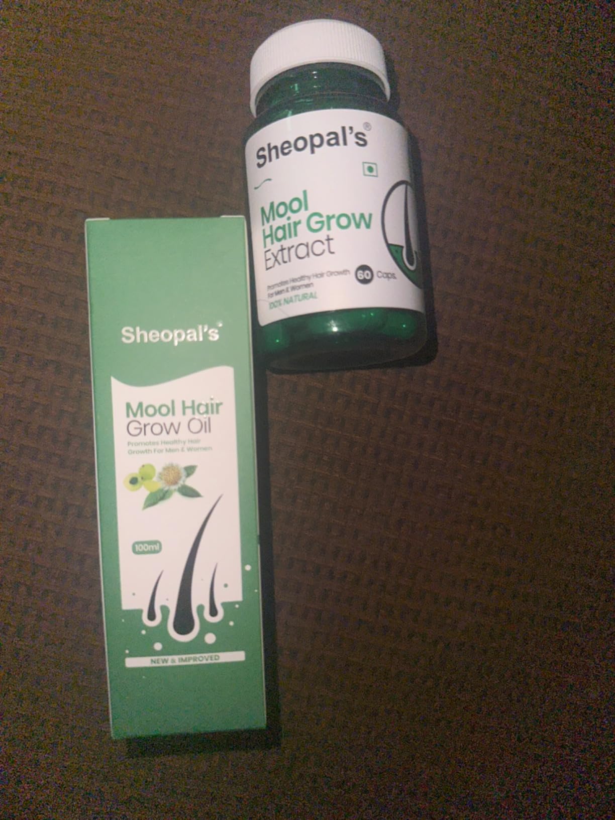 Buy Sheopal's Mool Hair Grow Oil And Hair Growth Capsule (100 ml + 60 ...