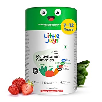 Little Joys Multivitamin Gummies | 7-12 Years |With 11 Vitamins ...