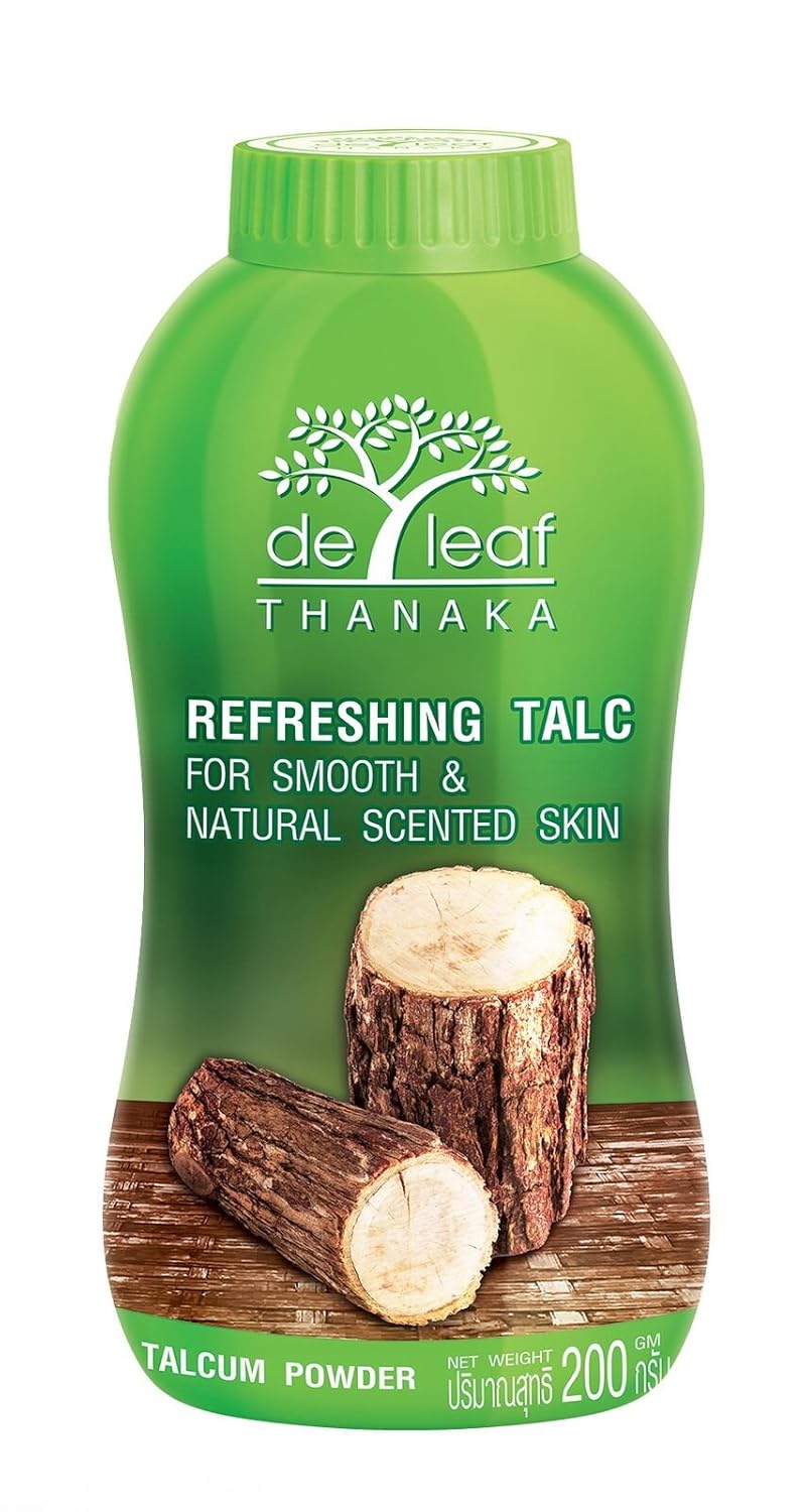 Amazon.com: DE LEAF THANAKA Refreshing Talc Smooth and Natural Scented ...
