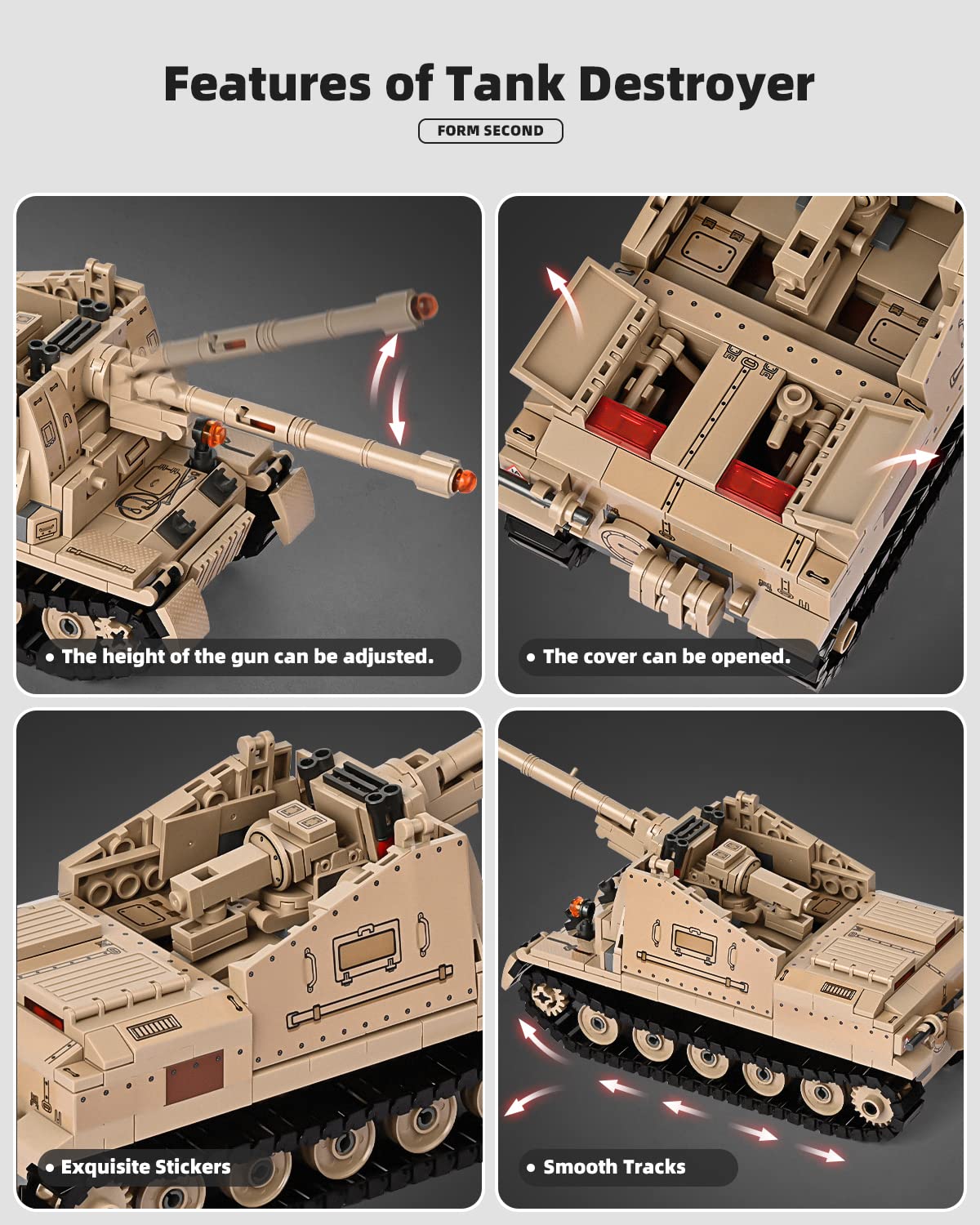 Snapklik.com : BOOLAKOS Tiger I Heavy Tank Building Blocks Sets ...