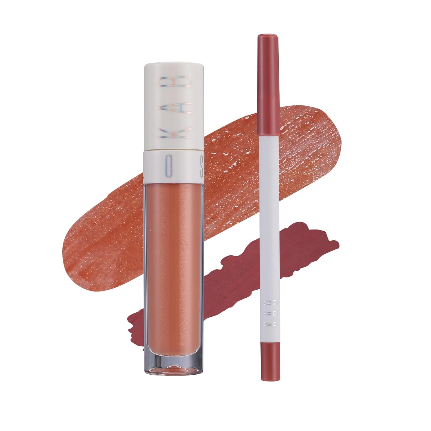 Amazon.com : KAB Cosmetics Lip Oil Duo (Kissable) : Beauty & Personal Care