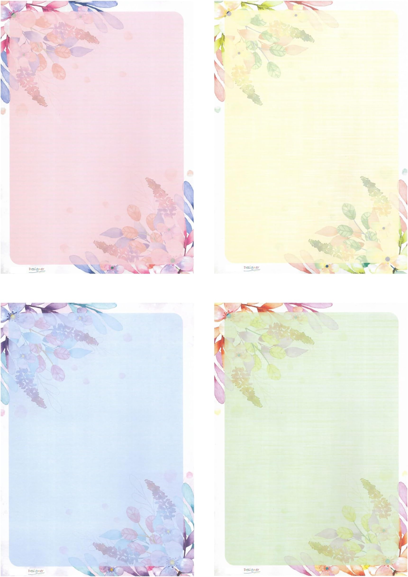 Fun Lines Premium A4 Project Papers - Pack of 80 (Pack -B) : Amazon.in ...