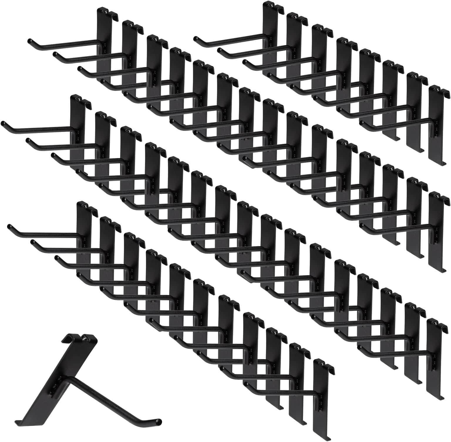 Amazon.com: PYBTOOL Gridwall Hooks 4 Inch, 100 Pack Grid Wall Hooks ...