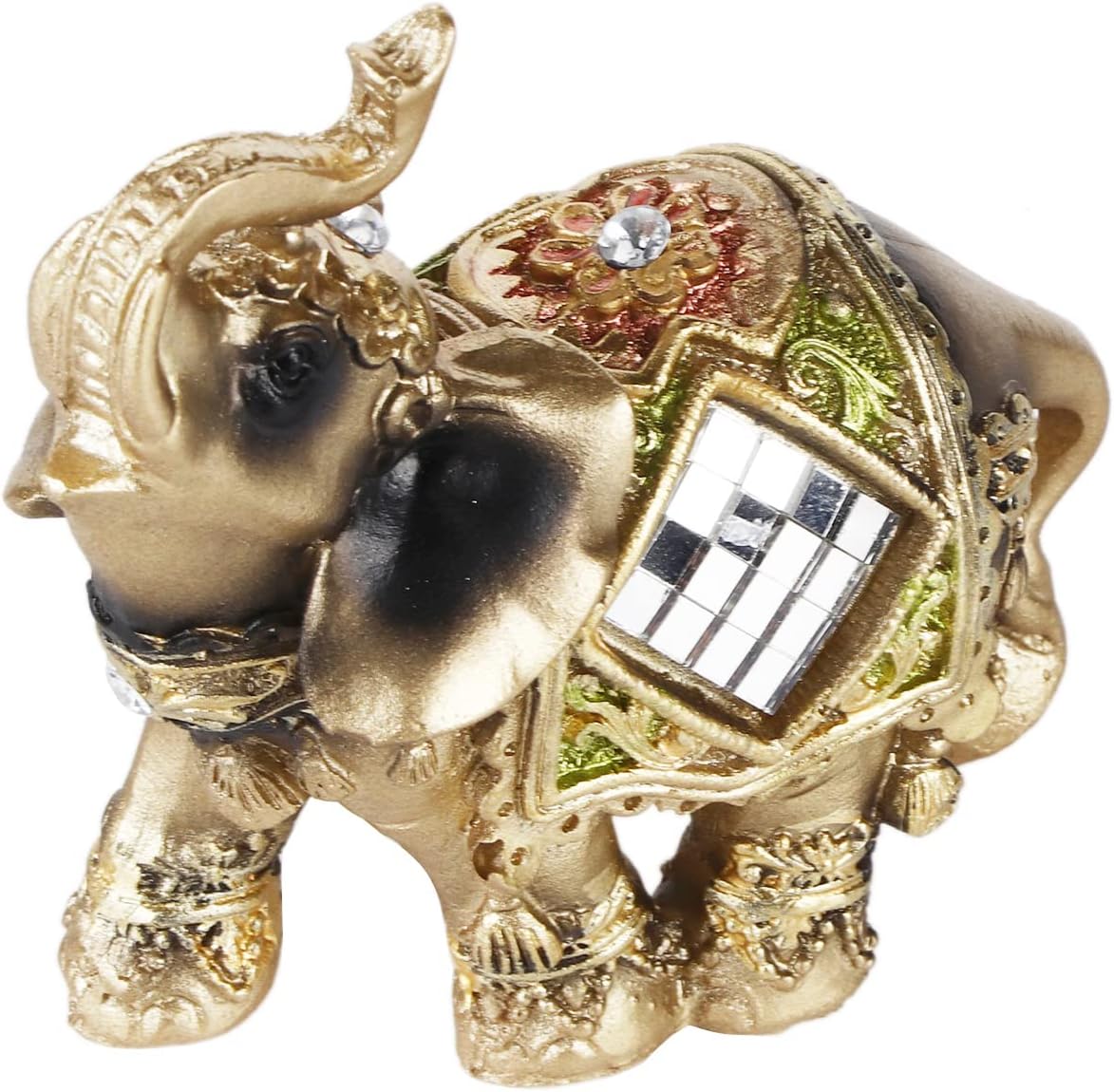 TOHLUCS Estatua de Elefante. Decoración de Elefante Plateado para ...