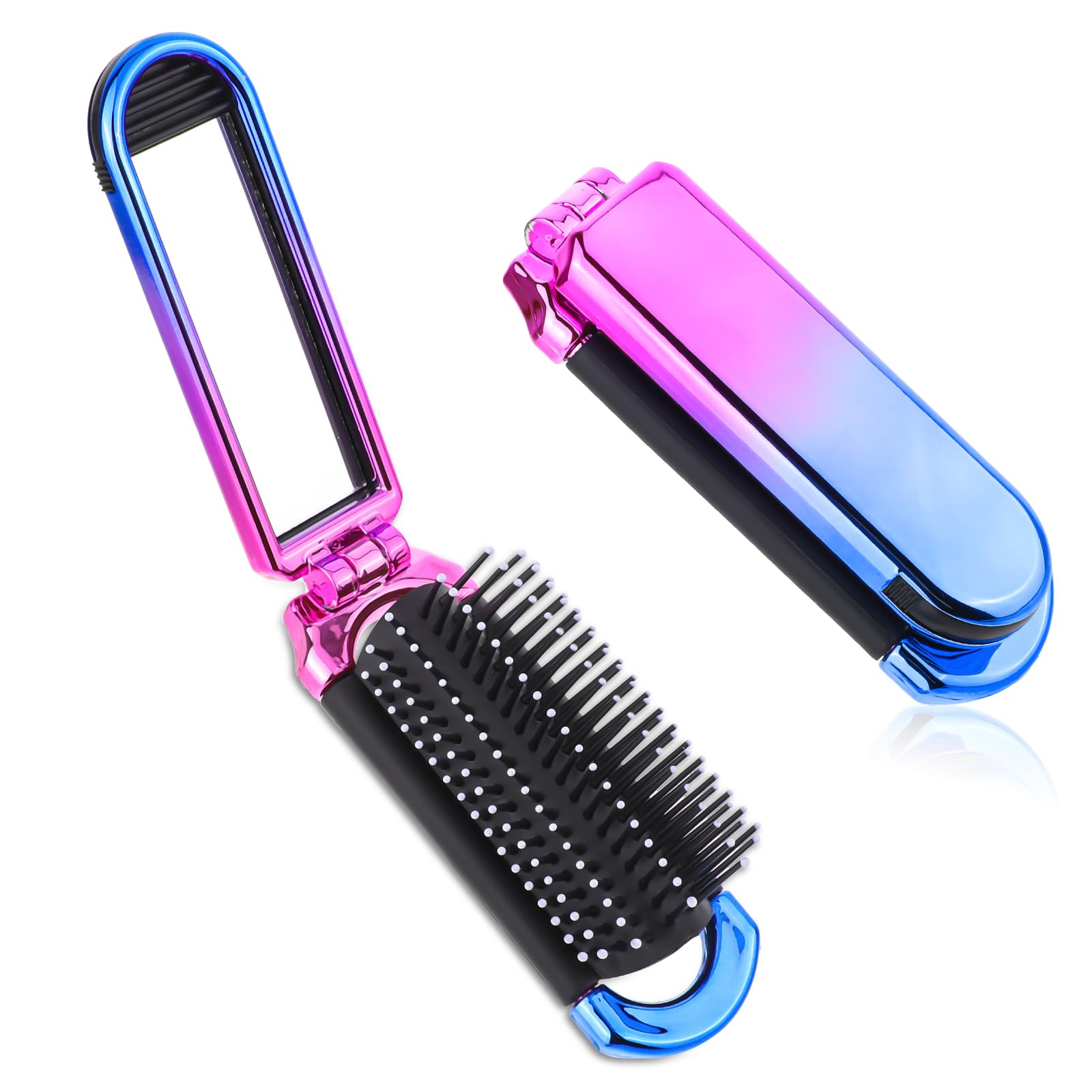 Amazon.com : Mini Travel Hair Brush, Small Foldable Hairbrush Compact ...