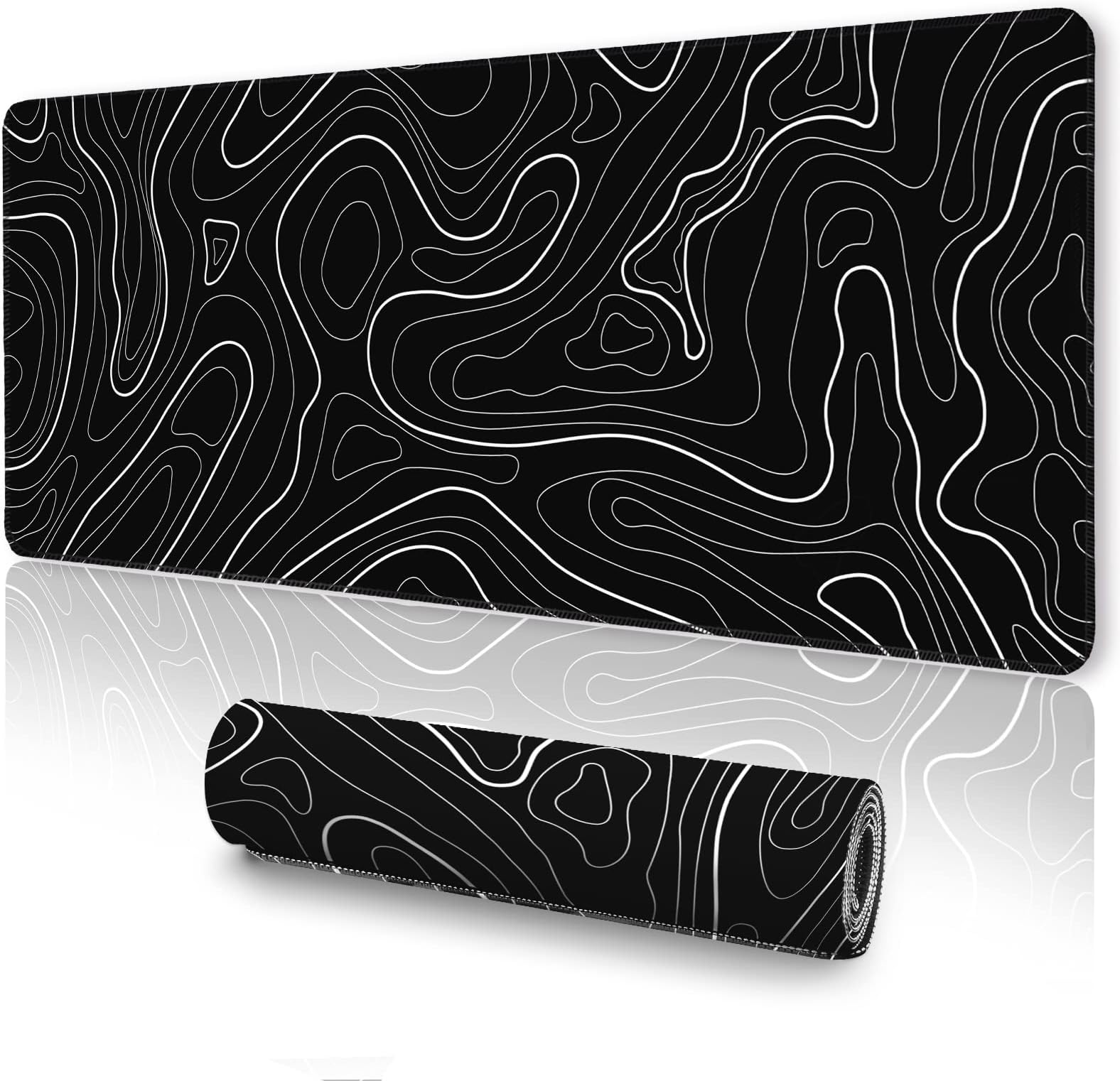 Amazon.com : Gaming Mouse Pad, Canjoy Topographic Contour Mouse Pad 31 ...