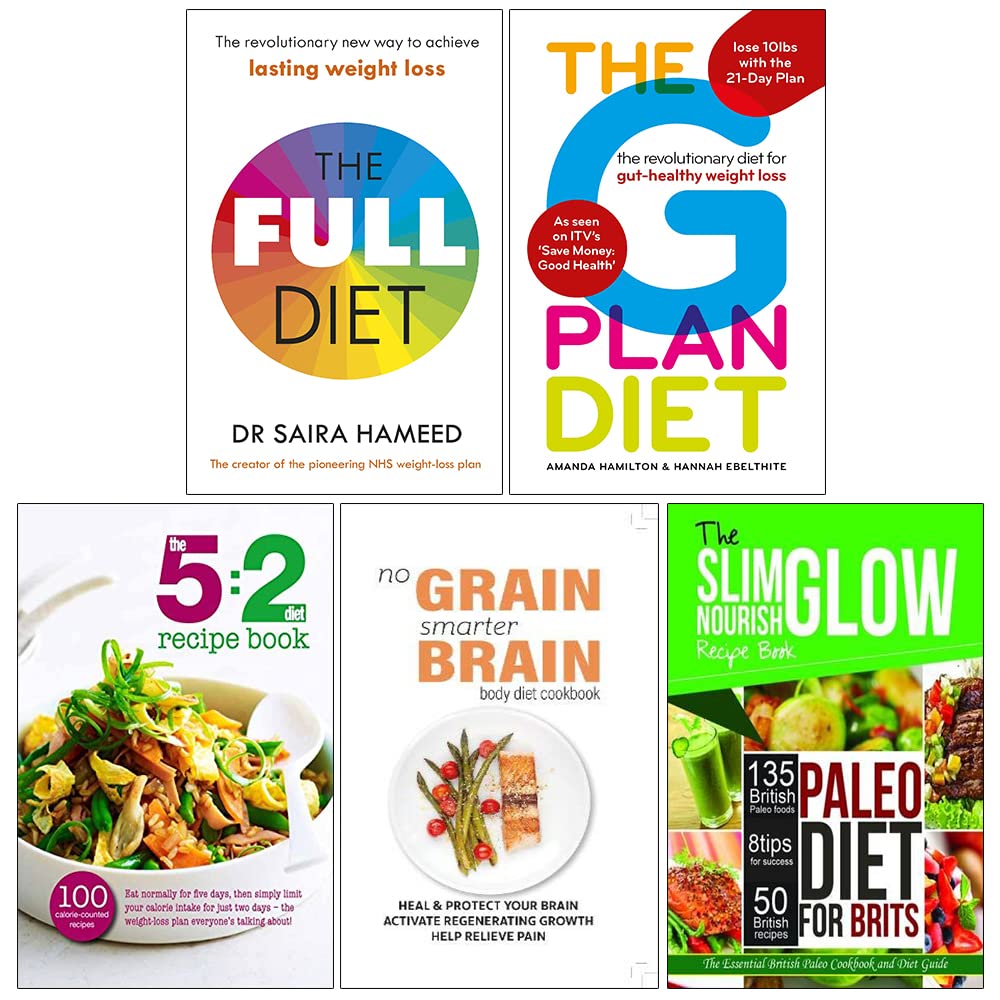The Full Diet, The G Plan Diet, The 5:2 Diet Recipe Book, No Grain ...