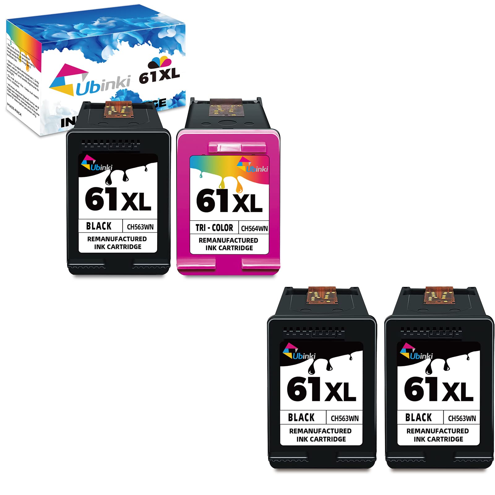 Amazon.com: Ubinki Remanufactured Ink Cartridge Replacement for HP Ink ...