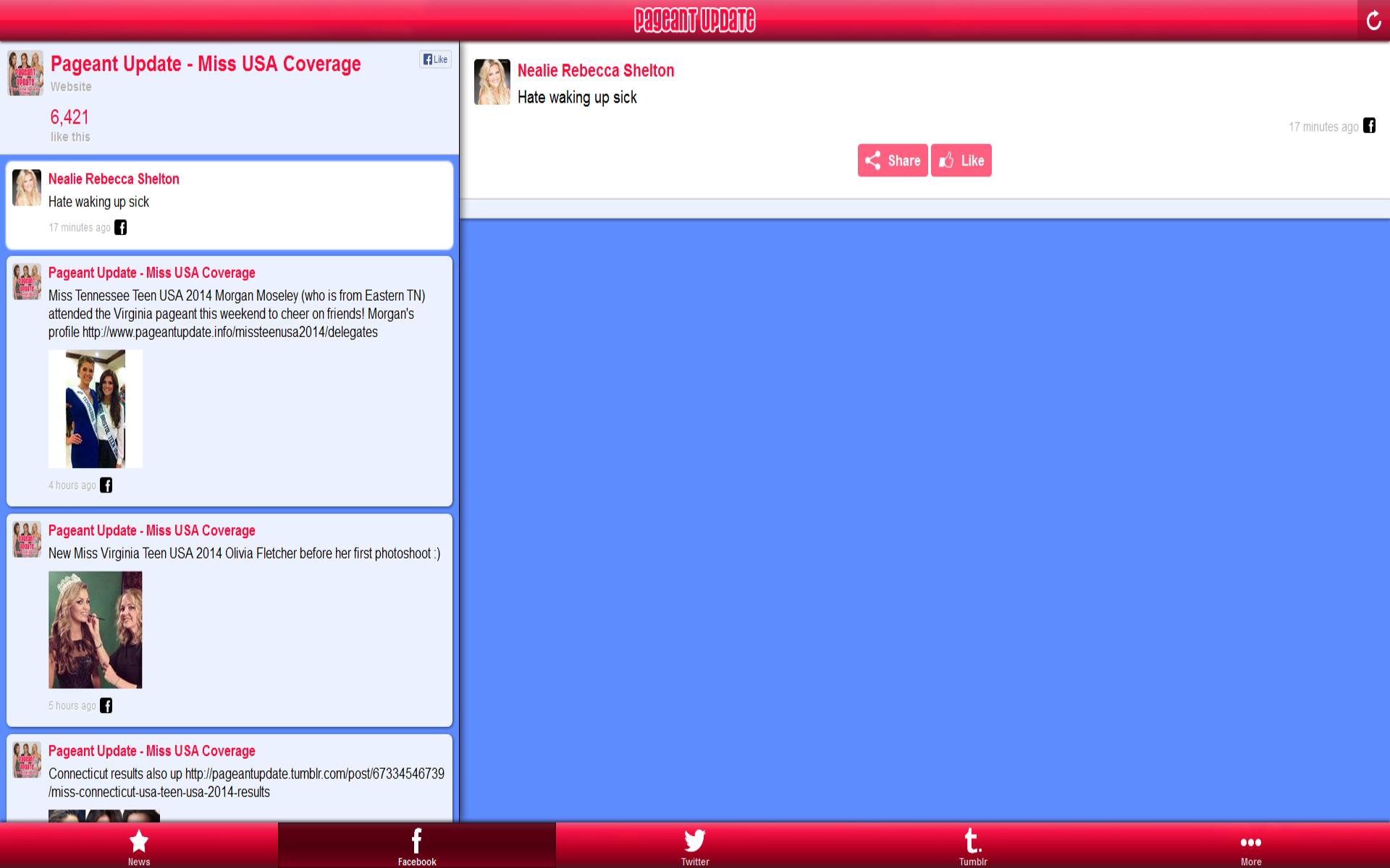 Pageant Update - App on Amazon Appstore