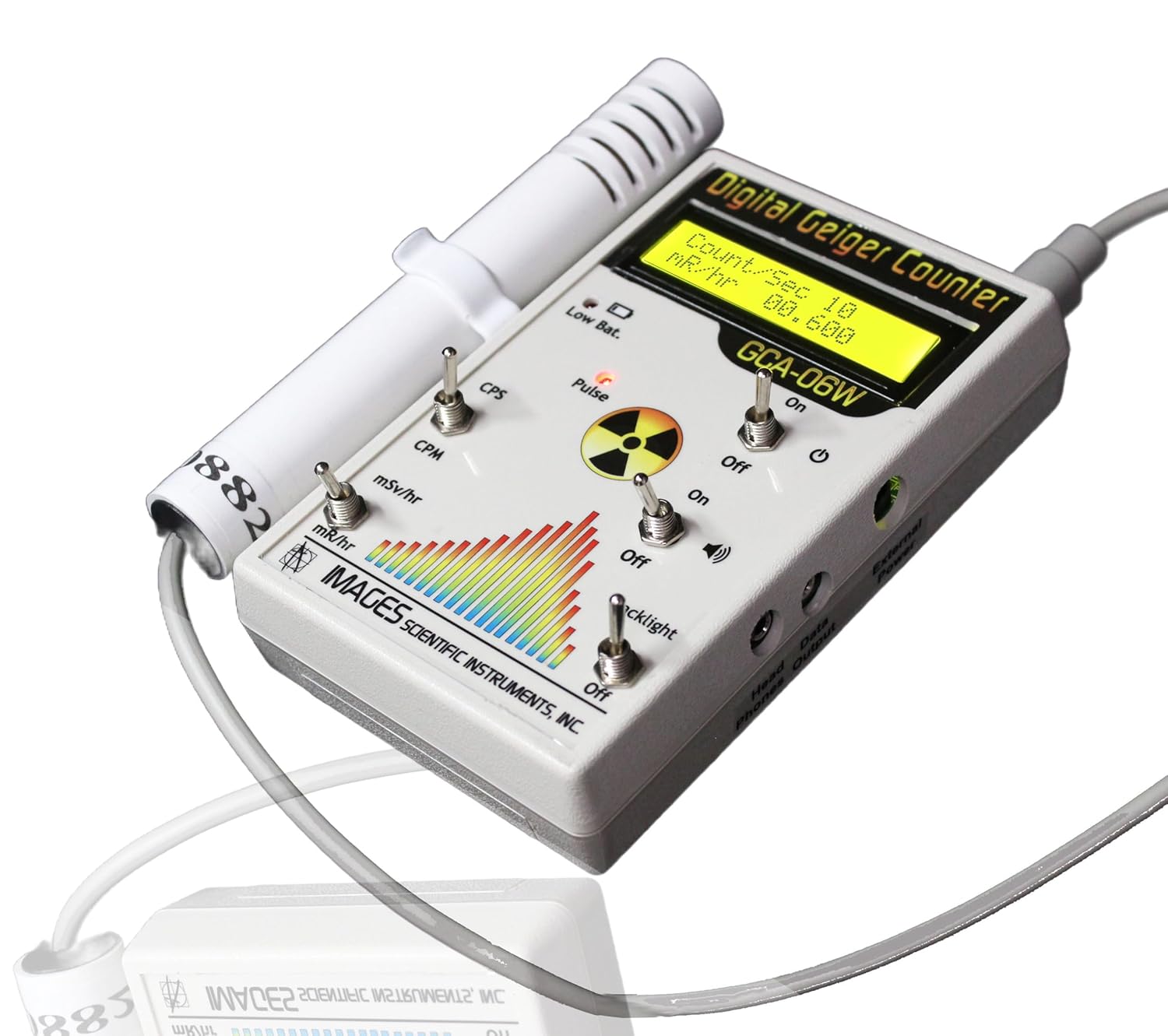 GCA-06W Professional Digital Geiger Counter Radiation Monitor with ...