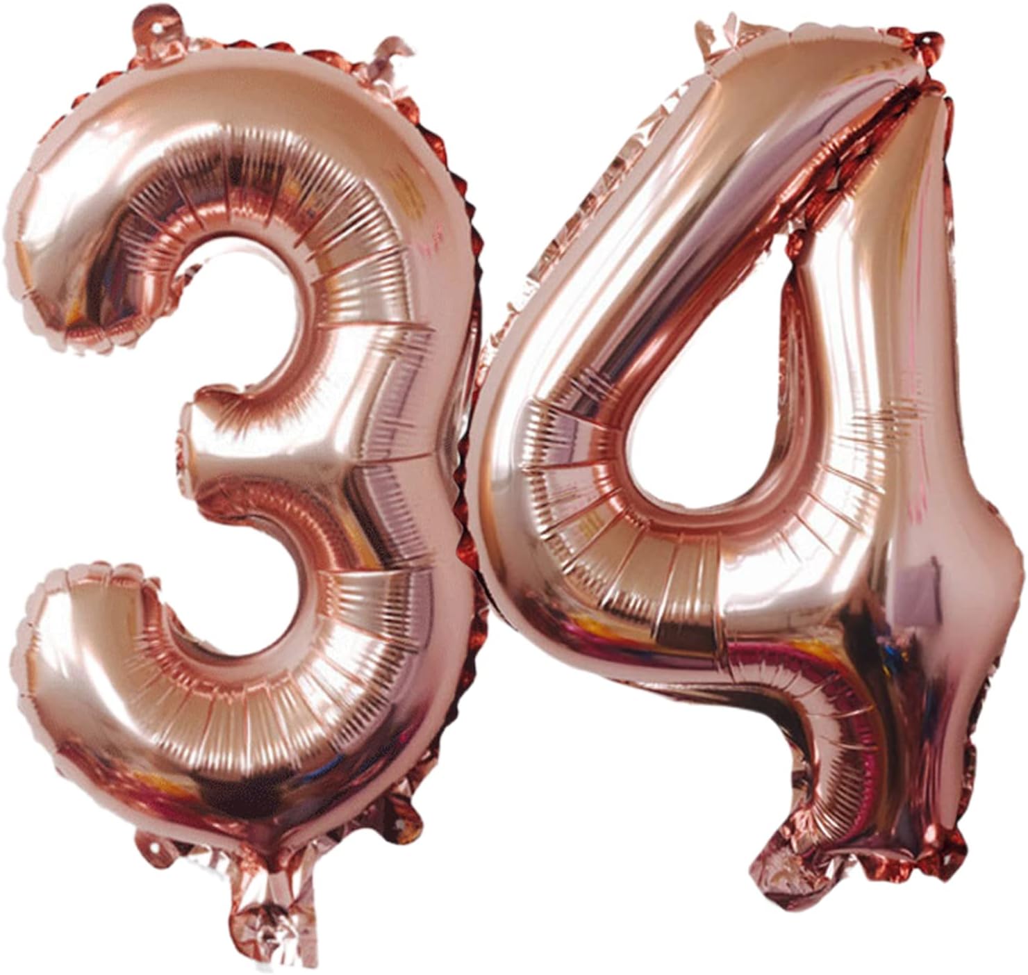 Amazon.com: Number 34 Balloons 32 Inch Digital Balloon Alphabet 34th ...