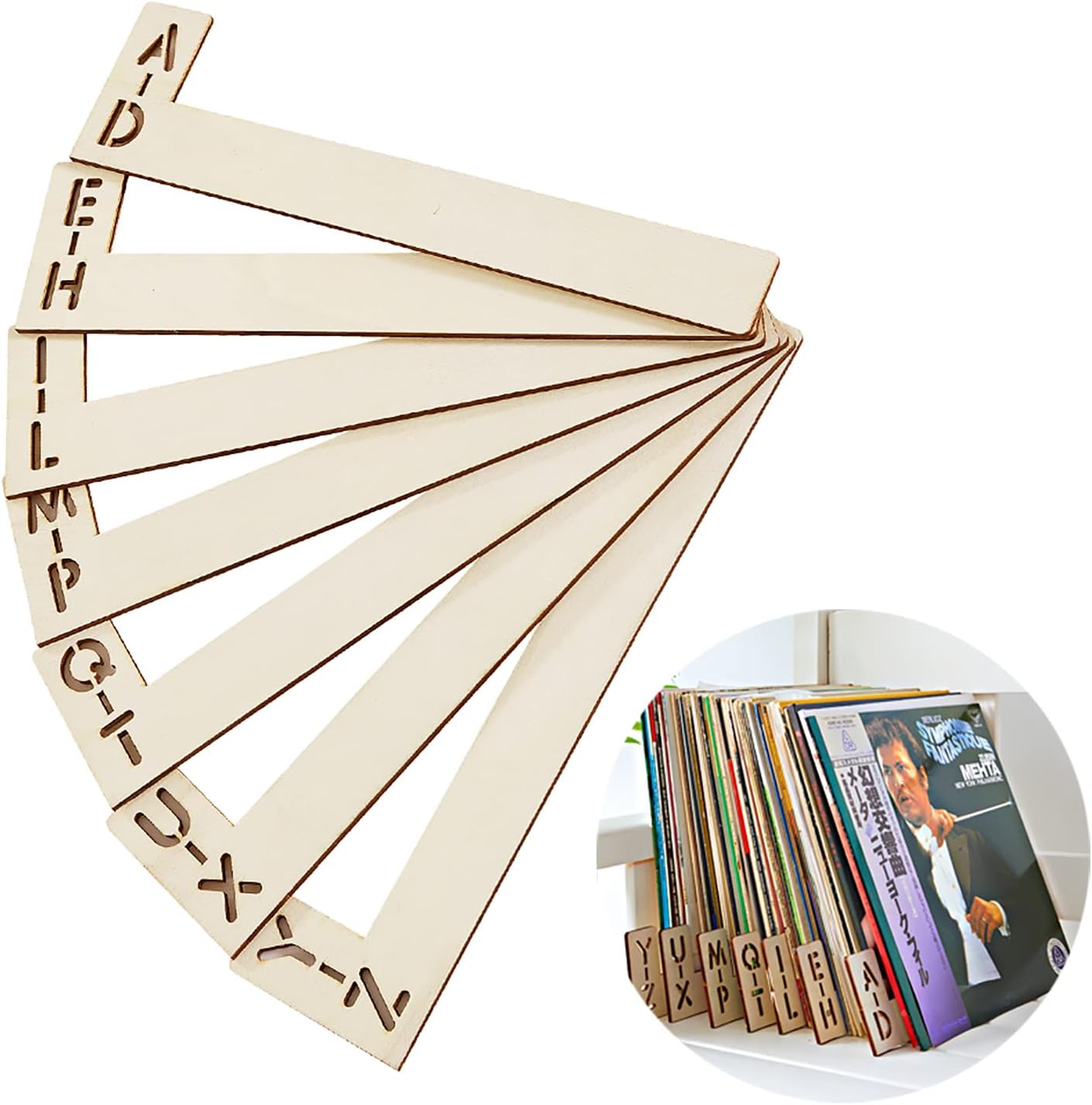 Amazon.com: 6pcs A-Z Vinyl Record Divider, Vinyl Record Separator Card ...