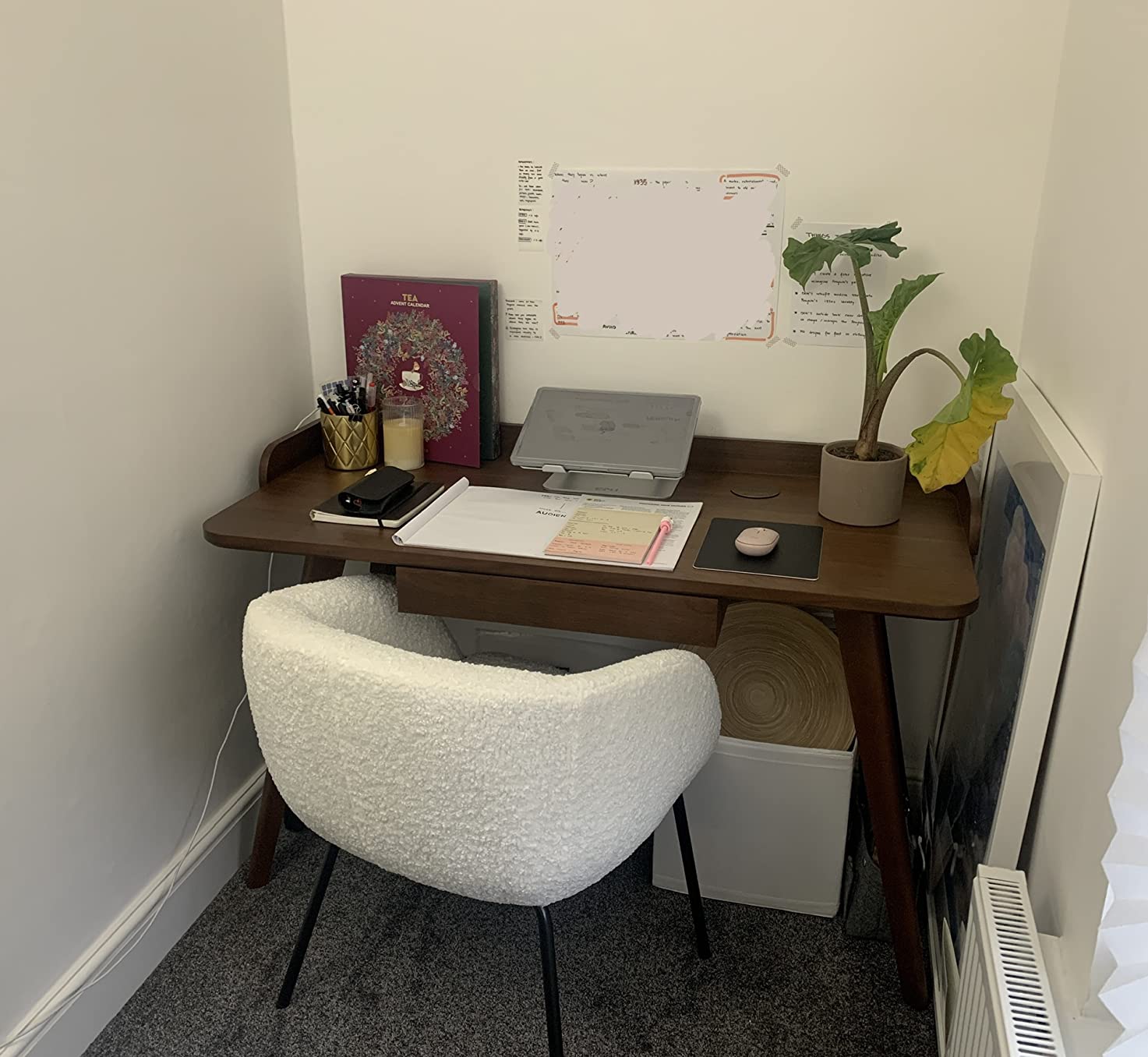 Amazon Brand - Rivet Mid Century Rectangular Home Office Computer Desk ...