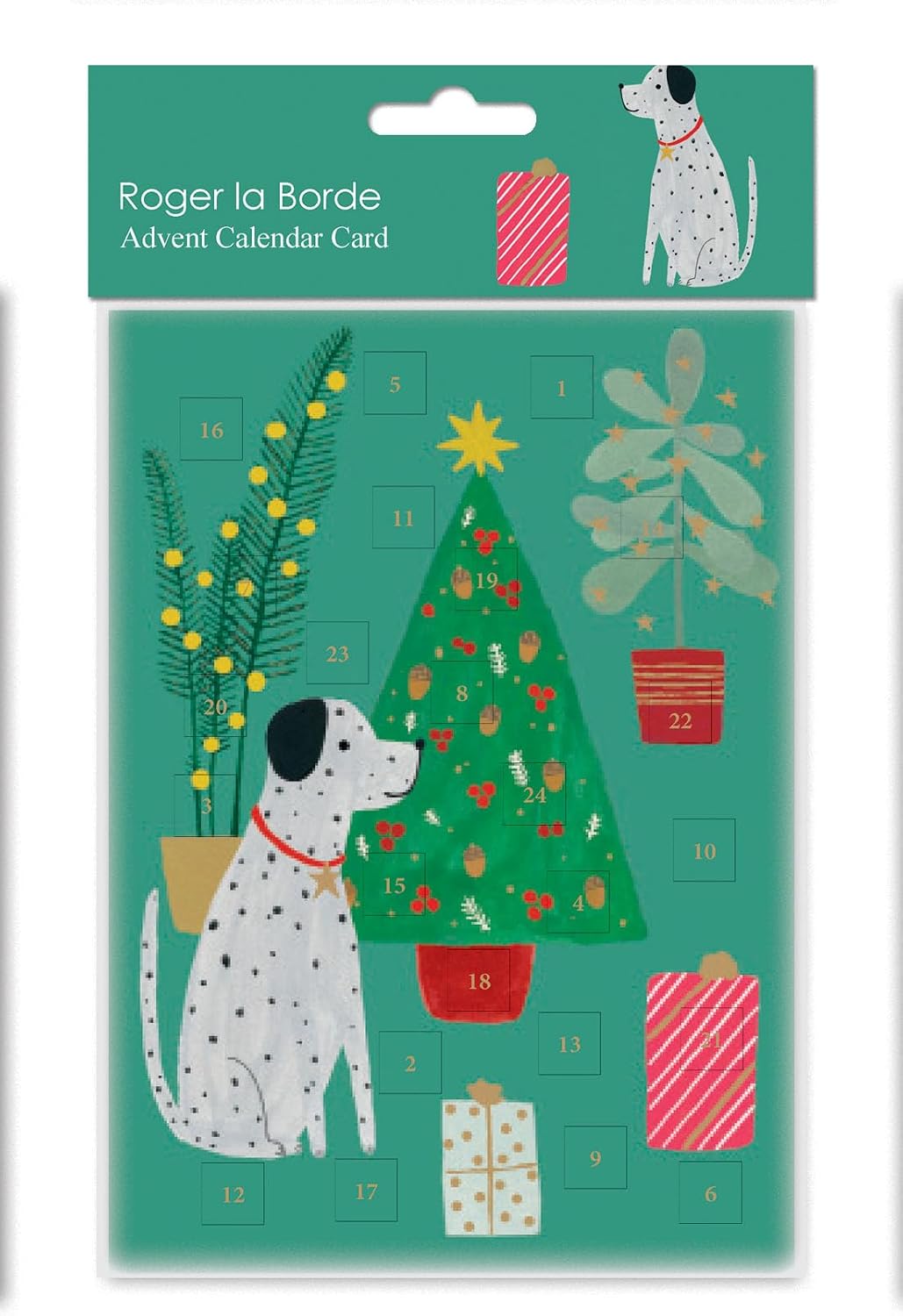 Amazon.com: Roger la Borde Chou Chou Chien (Dog) Advent Calendar Card ...