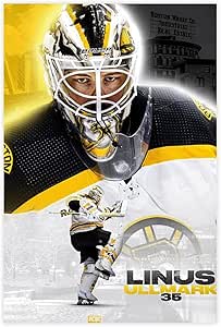 Amazon.com: Linus Ullmark Professional Player Poster0 Canvas Art ...