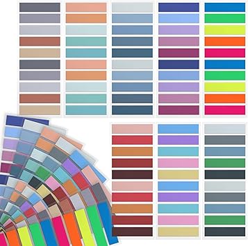 Amazon.com : 1600 Pcs Sticky Tabs Morandi Book Tabs, 8 Pads Colored ...