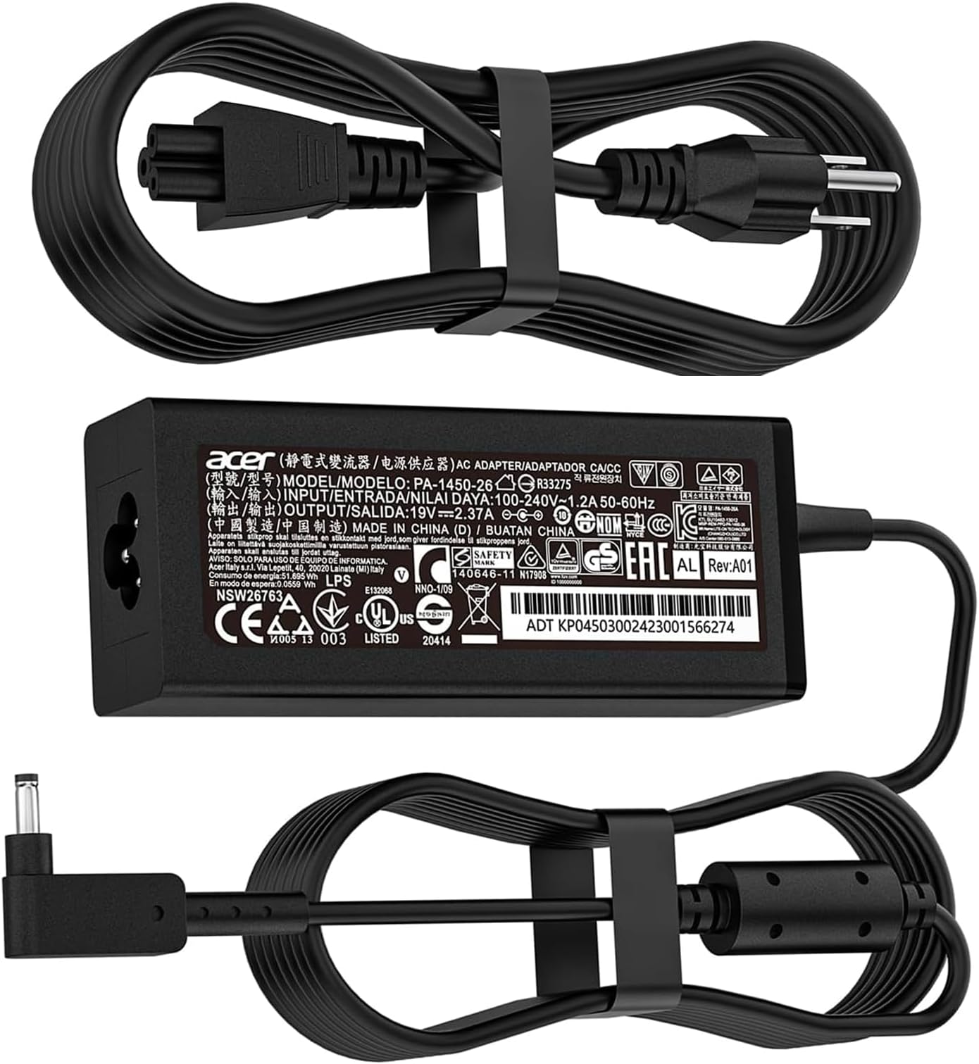 Amazon.com: Genuine Delta ADP-45FE F AC Adapter 19V 2.37A Power Supply ...