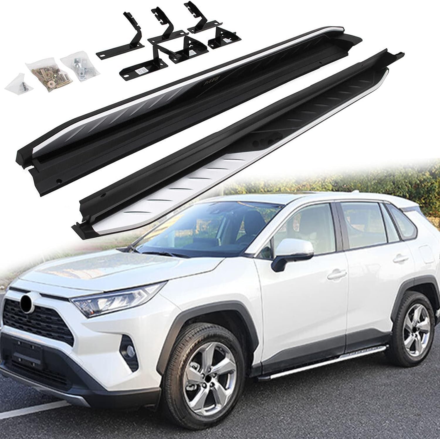 Amazon.com: Running Boards Fit for Toyota RAV4 2019 2020 2021 2022 2023 ...