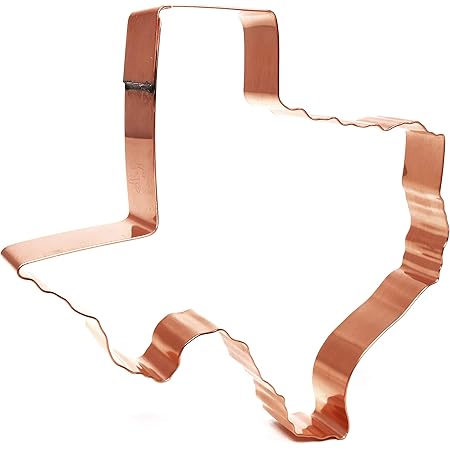Amazon.com: Texas ~ Large State of Texas Copper Cookie Cutter: Home ...