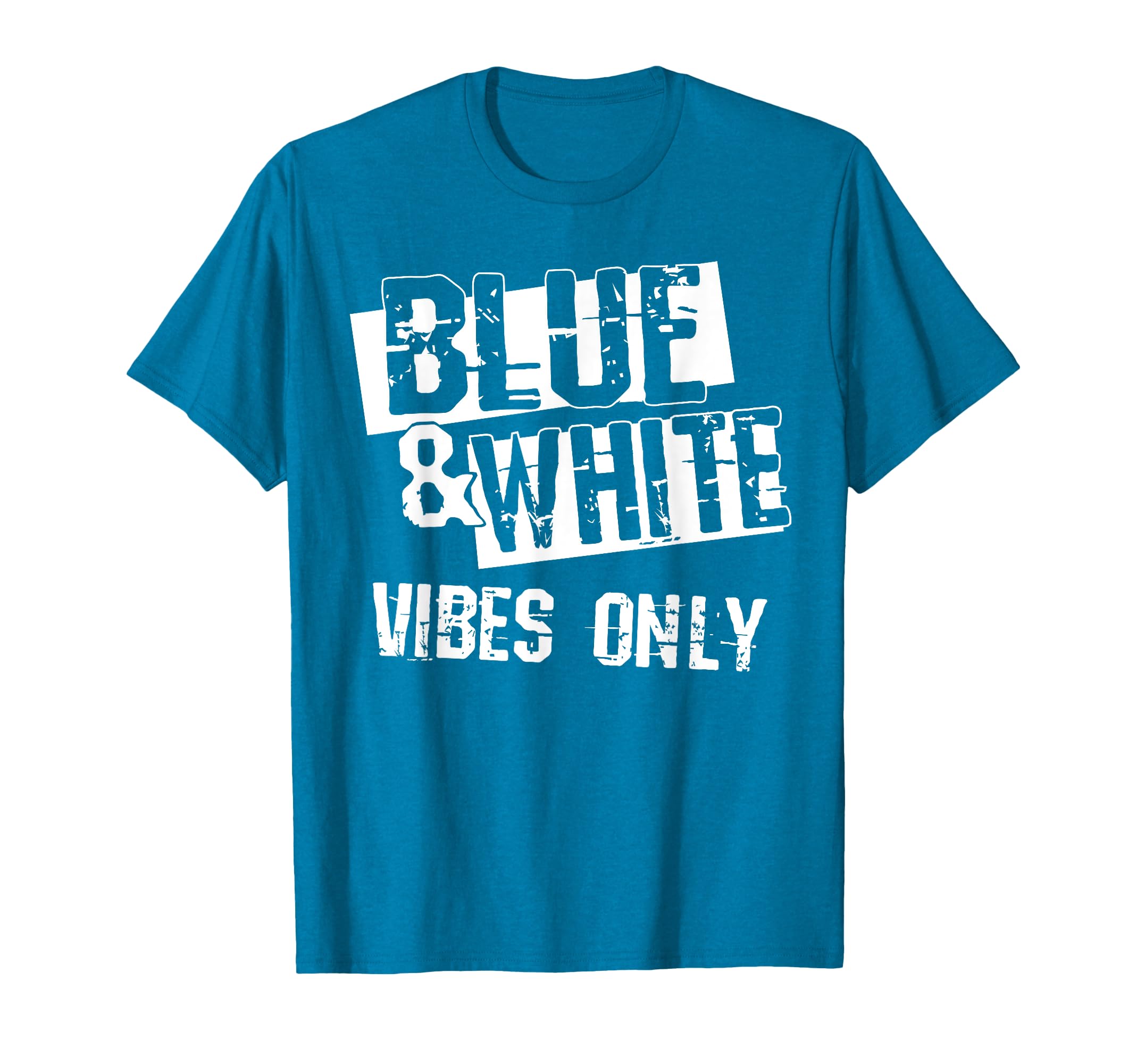 Amazon.com: Blue and White Game Day Group Shirt for High School ...