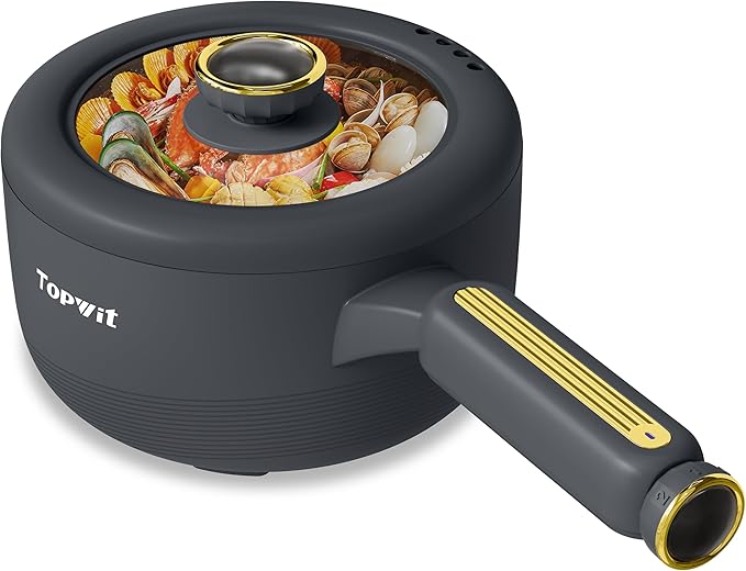 Amazon.com: TOPWIT Hot Pot Electric, 2L Multifunctional Electric Pot ...