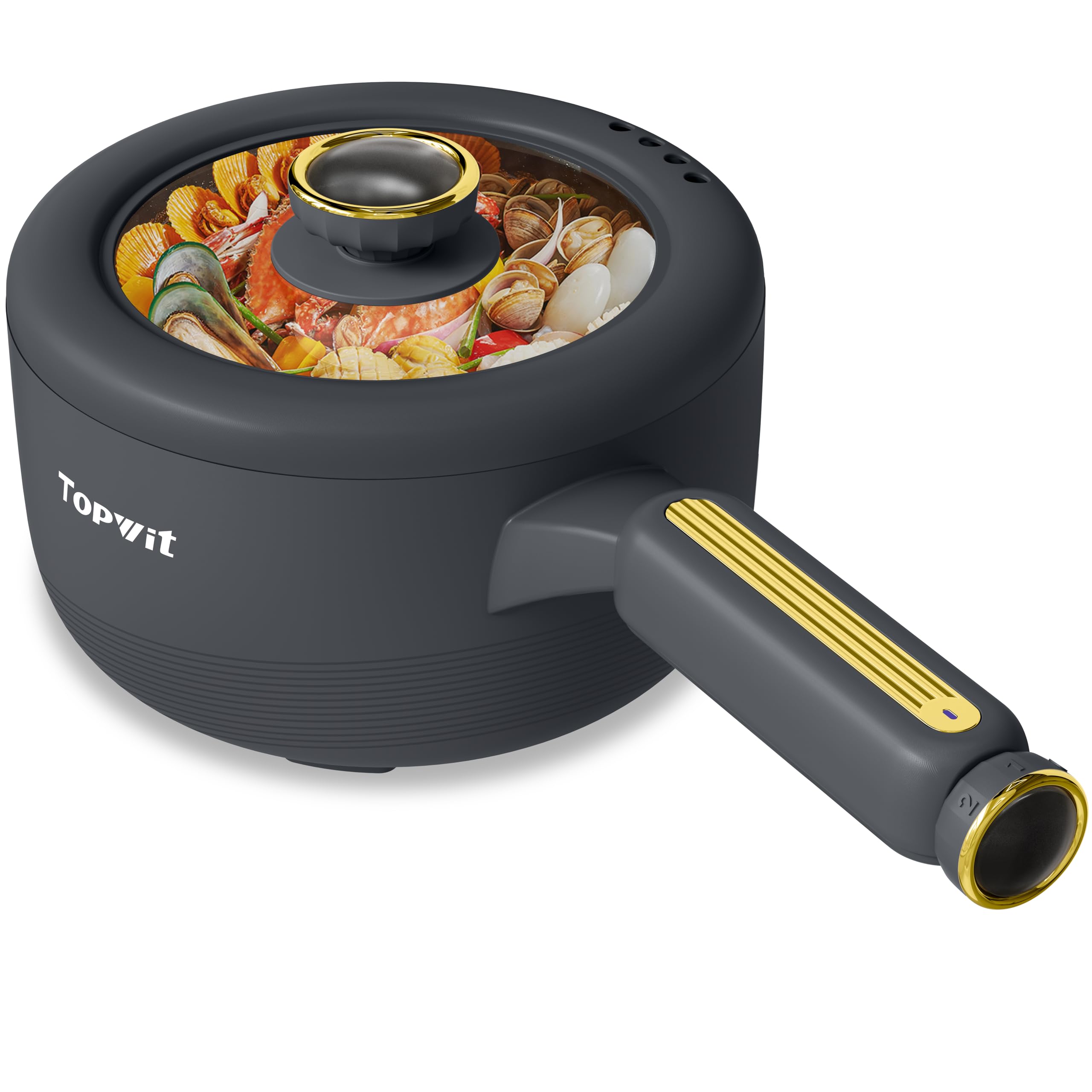 Amazon.com: TOPWIT Hot Pot Electric, 2L Multifunctional Electric Pot ...