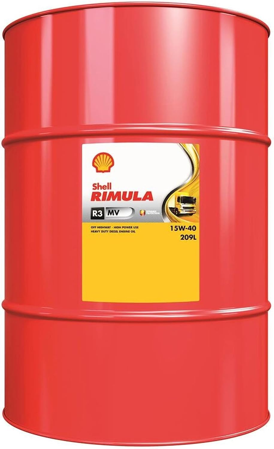 Shell Rimula R3 MV 15W40 Heavy Duty Diesel Engine Oil, 209 Litre ...