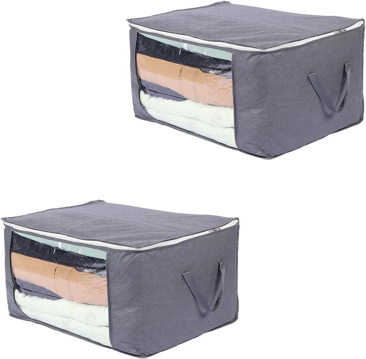 Amazon.com: HOMEVYARSK Large Capacity Storage Bags,Stackable And ...