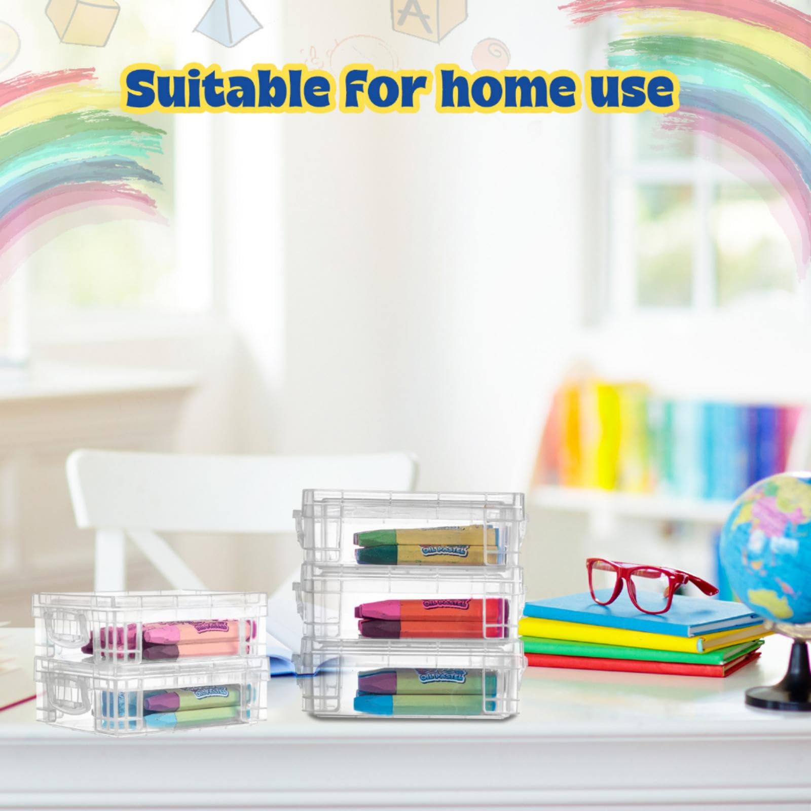 Plastic Crayon Boxes For 24 Crayons 30 Pcs Color Plastic Crayon Box ...