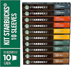 Starbucks by Nespresso Coffee Kit - 100 Capsules : Amazon.ca: Grocery ...