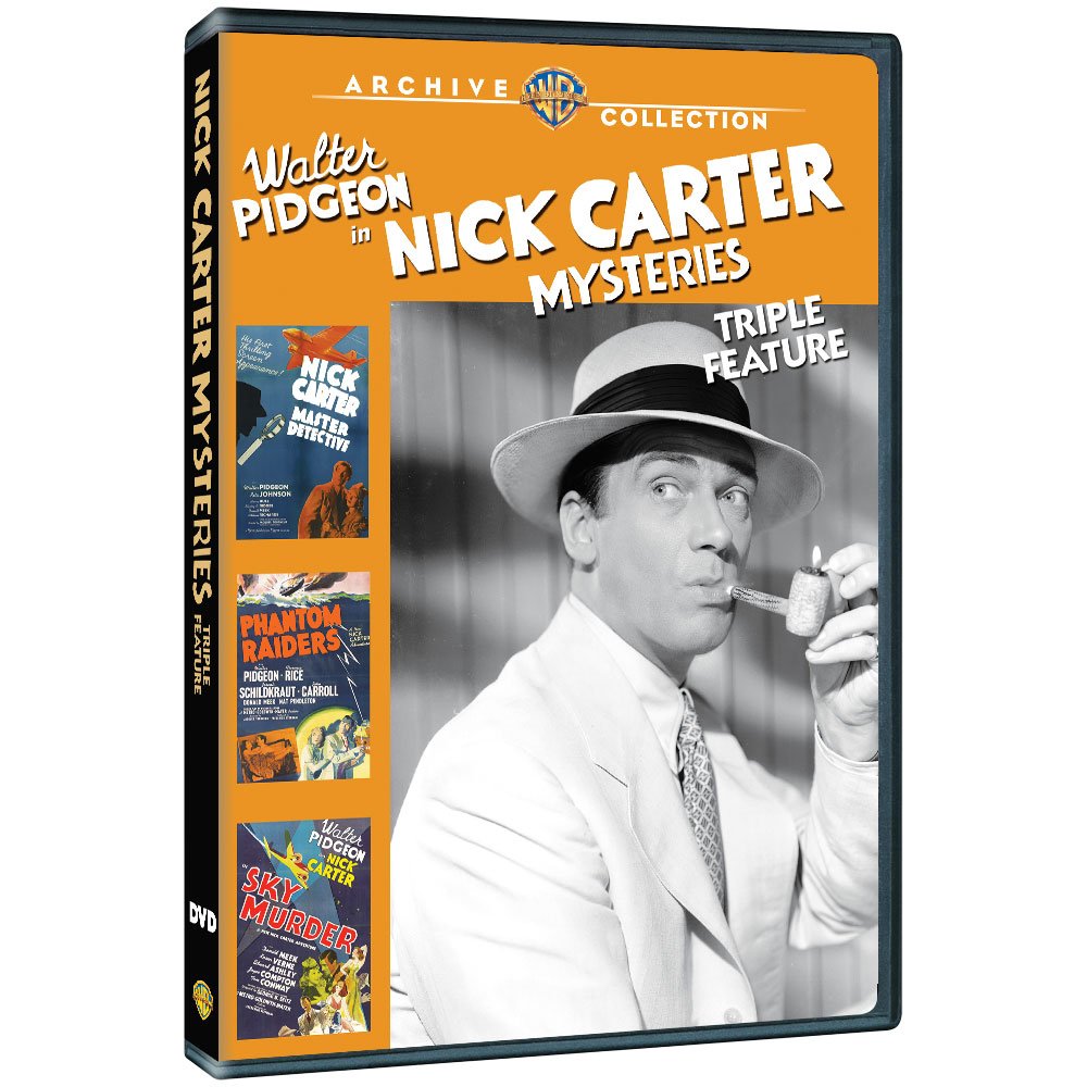 Amazon.com: Nick Carter Mysteries Triple Feature : Walter Pidgeon ...
