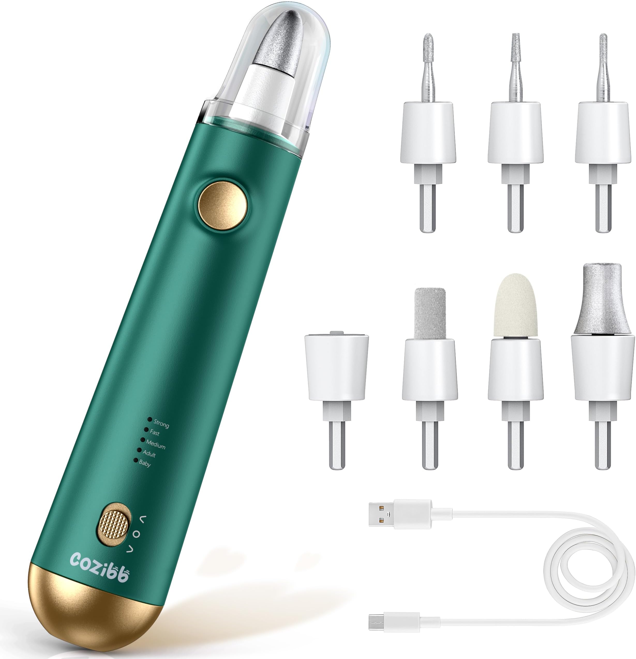 Amazon.com: Electric Nail Drill, 8-in-1 Cordless Electric Nail File ...