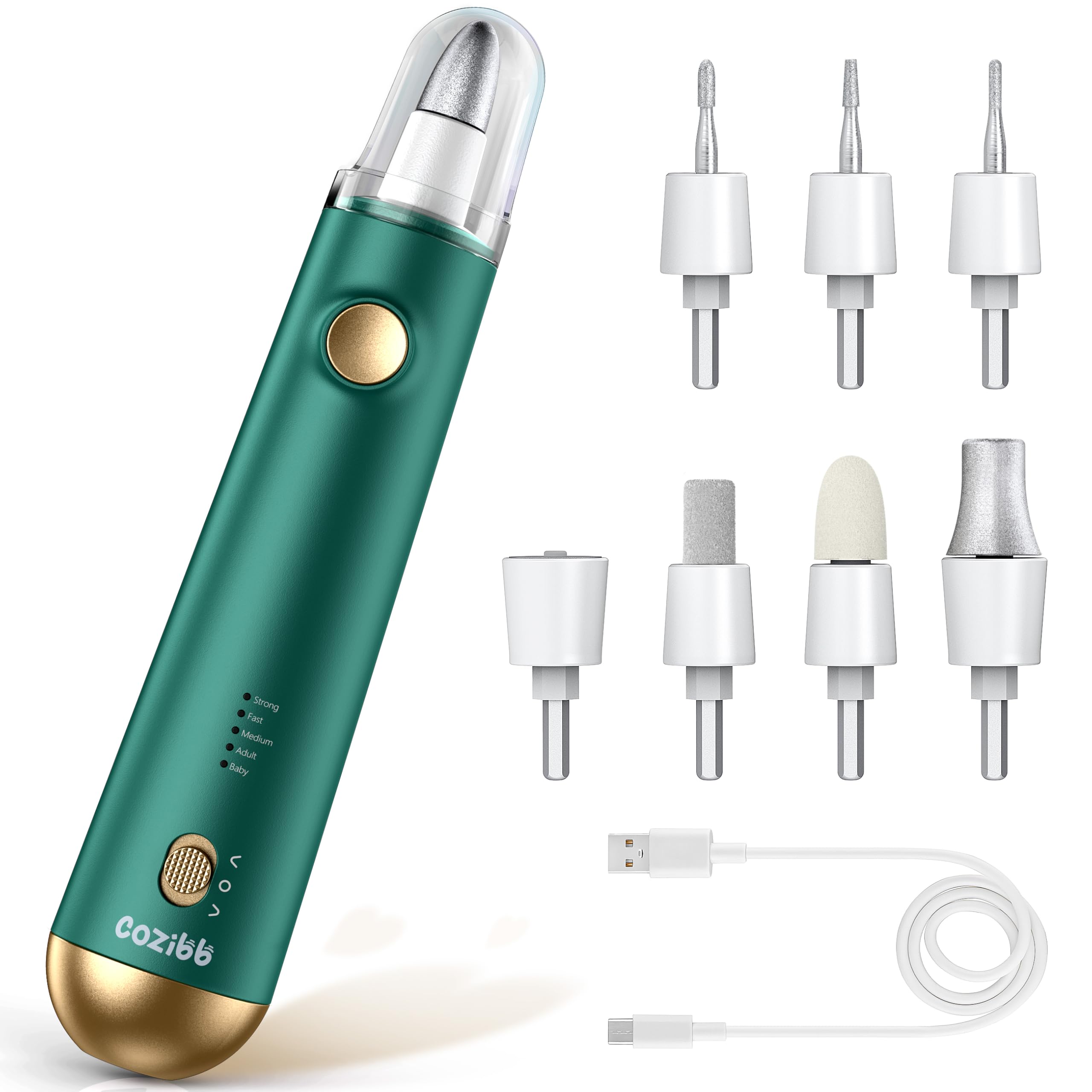 Amazon.com: Electric Nail Drill, 8-in-1 Cordless Electric Nail File ...