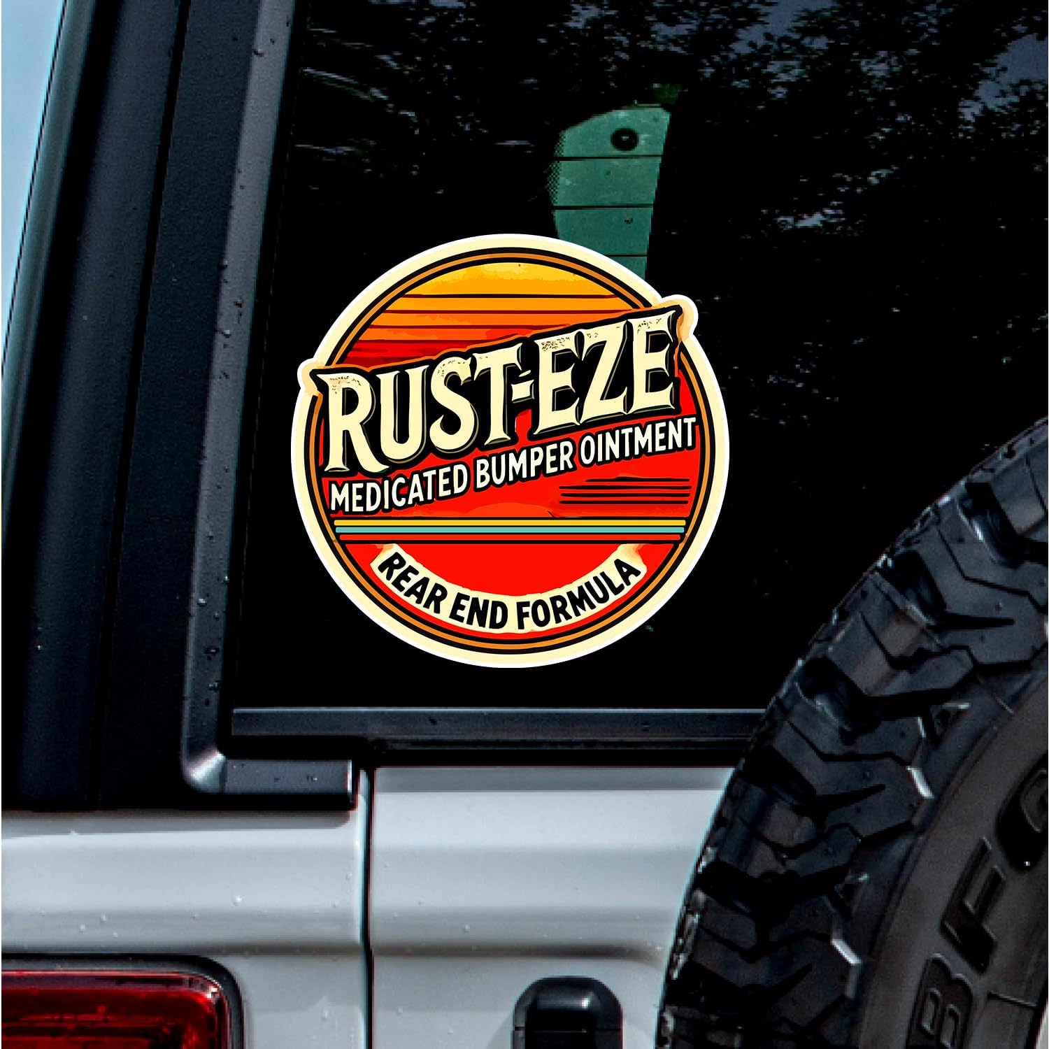 Amazon.com - Vintage Rust-Eze Sticker Decal | Retro Style Automotive ...