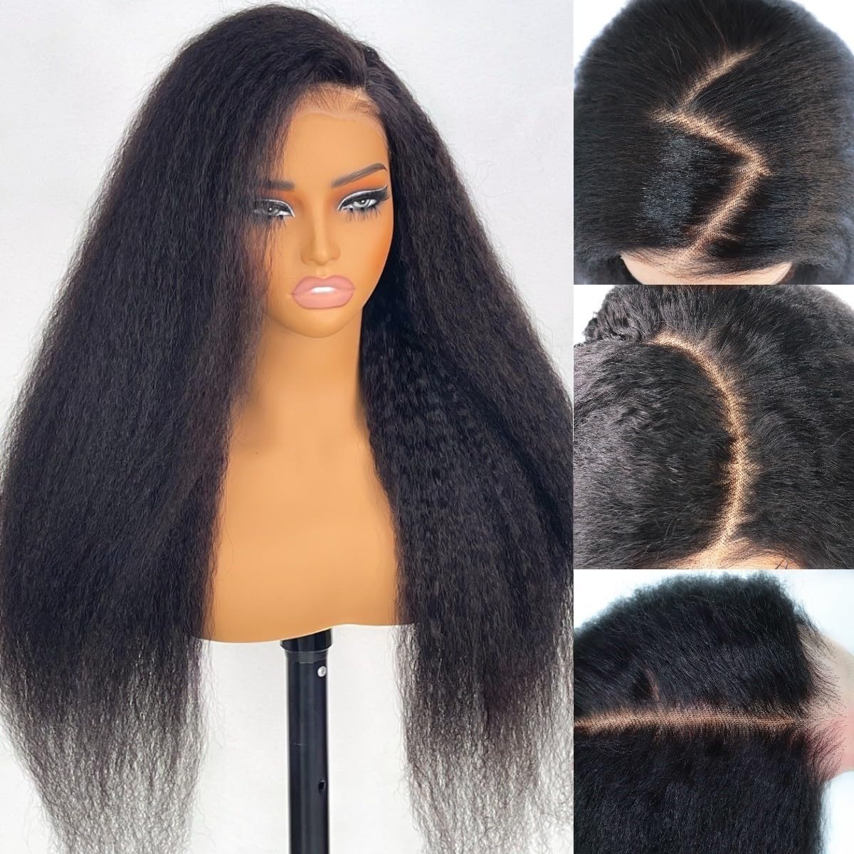 Amazon.com : Upgraded Versatile 9x7 Wear and Go Glueless Wigs Human ...