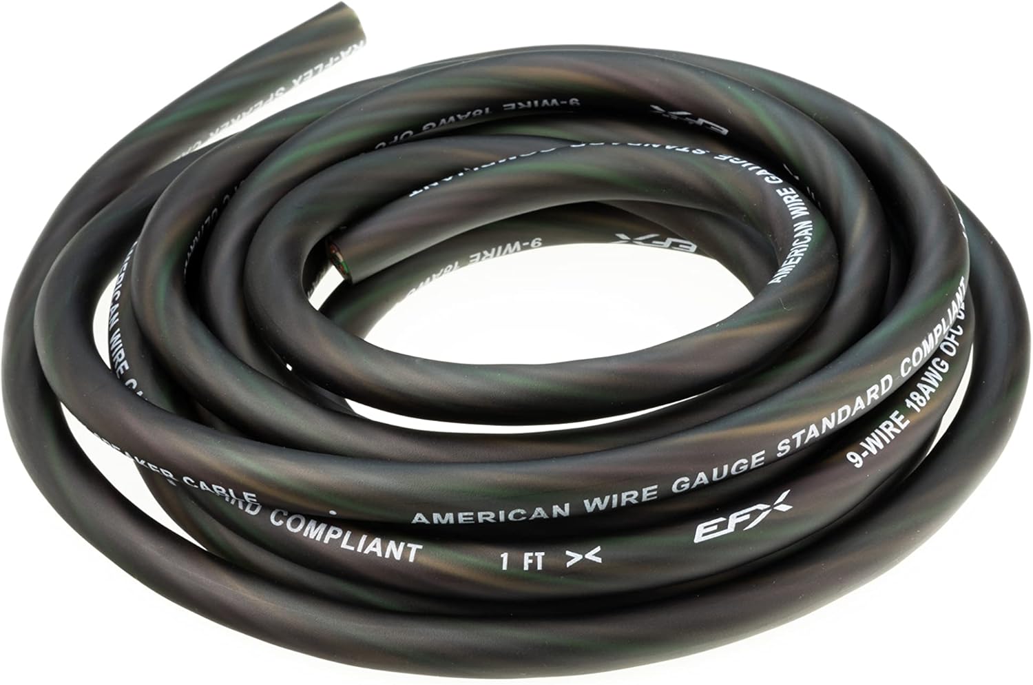 Amazon.com: Scosche EFX S9W18-20B Ultra-Flex 18GA 9-Wire OFC Speaker ...