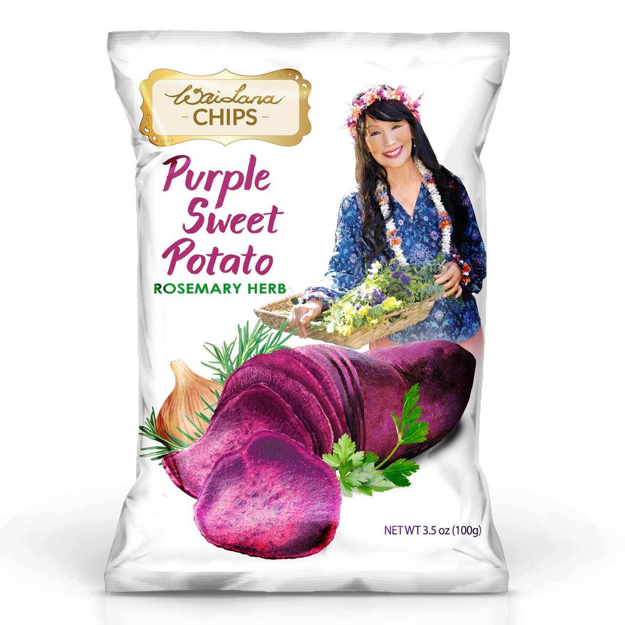 Amazon.com: Wai Lana Root Chips (Purple Sweet Potato Chips: Rosemary ...