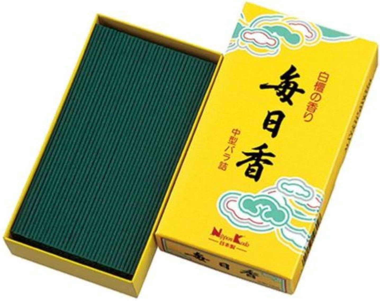 mainichi Japanese Incense Sticks KOH Fragrance: Sandalwood 70 g Small ...