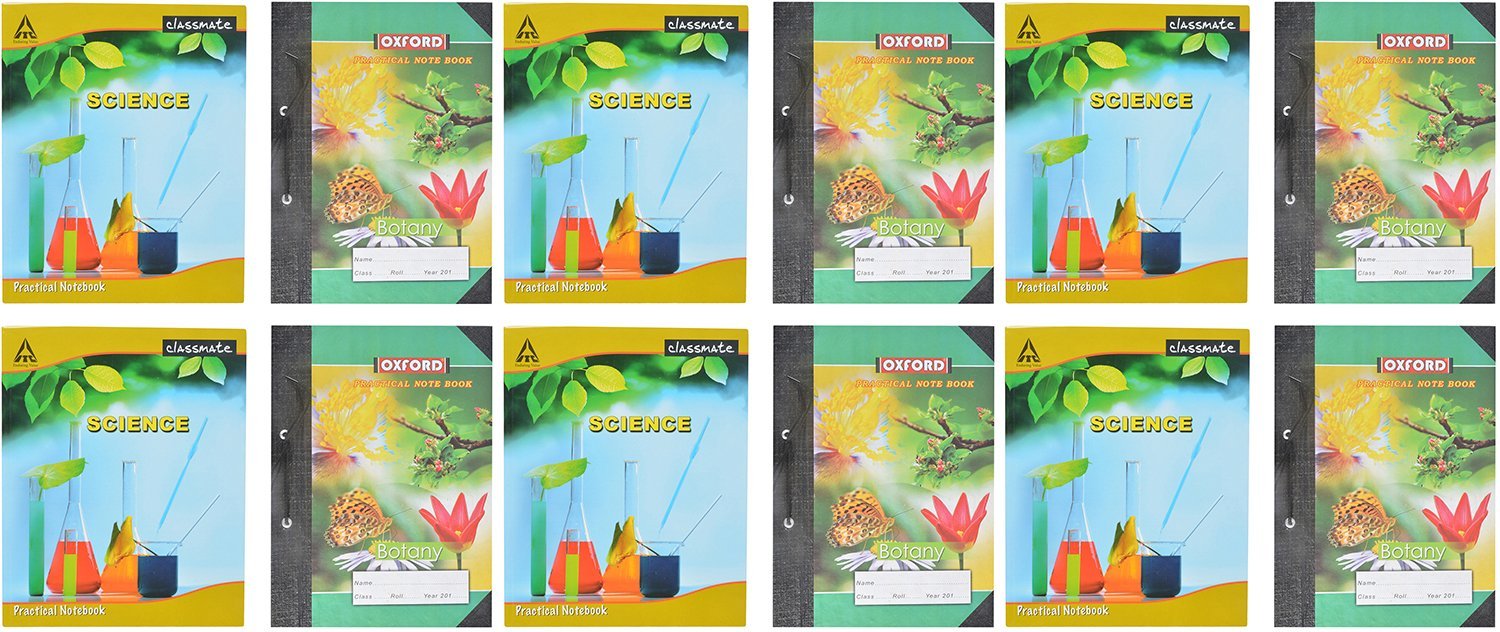 H & S Combo of Classmate Science Notebook and Oxford Botany Practical ...