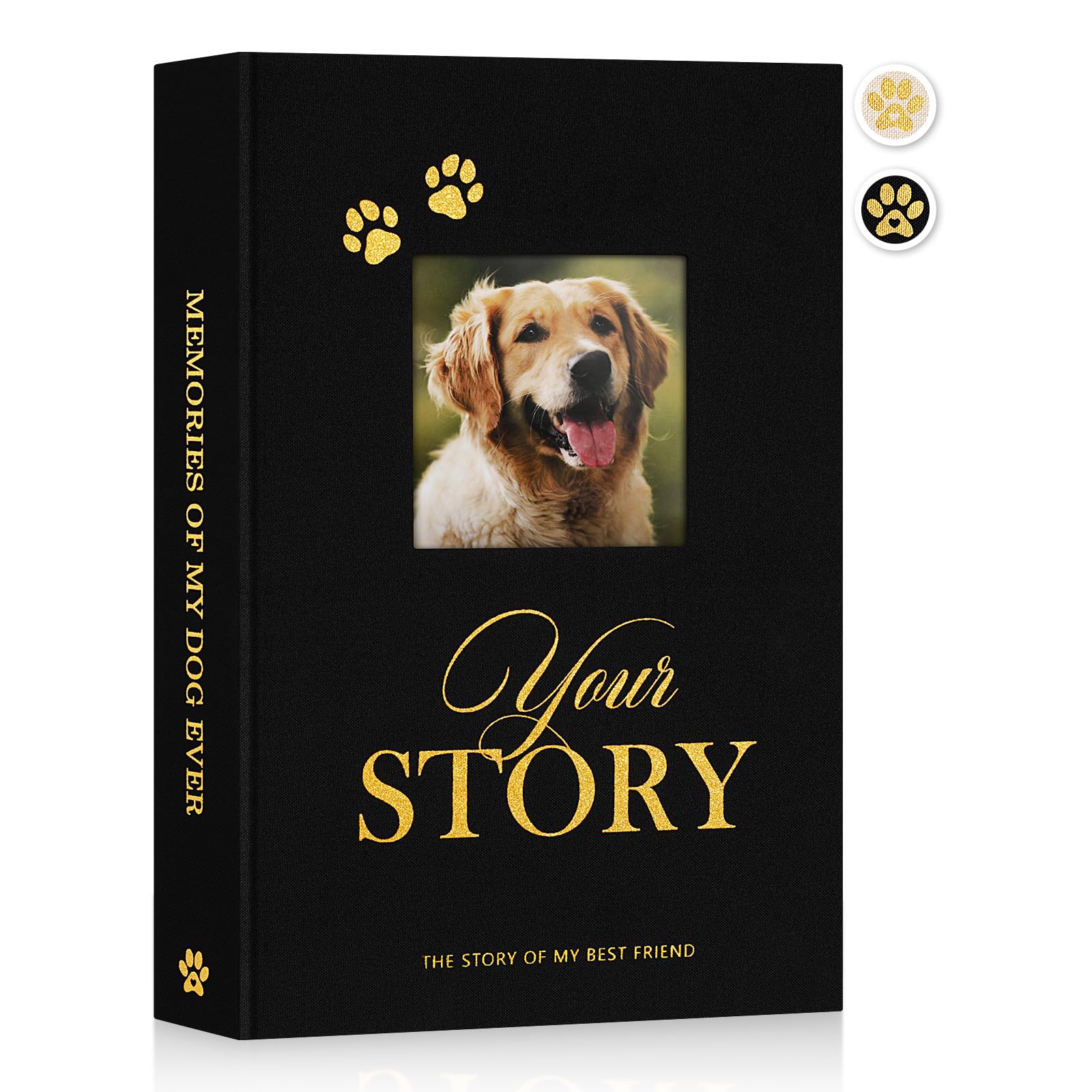 Amazon.com: Lanpn Cute Puppy Photo Album 4x6 300 Pockets, Linen Cover ...