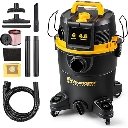 Amazon.com: WORKPRO 5 Gallon Wet/Dry Shop Vacuum, 5.5 Peak HP Shop Vac ...